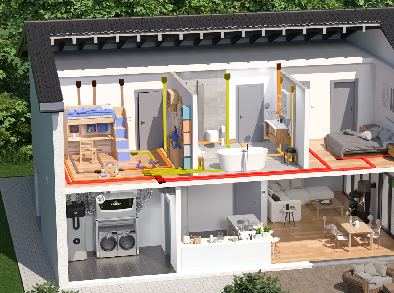 Klima Komfort-Wärmepumpe - DANHAUS